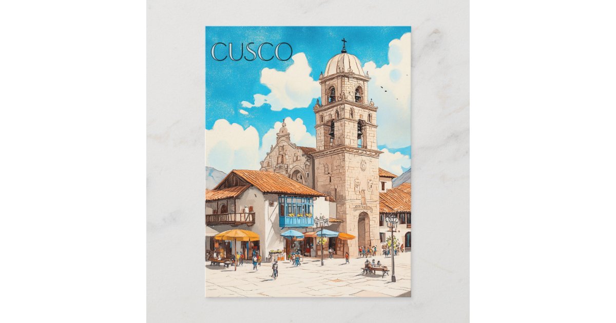 Cusco Peru Travel Postcard | Zazzle