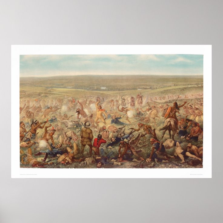 Custer's Last Stand (0482A) Poster | Zazzle