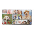 Custom 12 Photo Collage Modern Simple Desk Mat | Zazzle