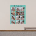 Custom 12 Photo Family Name Wall Decal | Zazzle