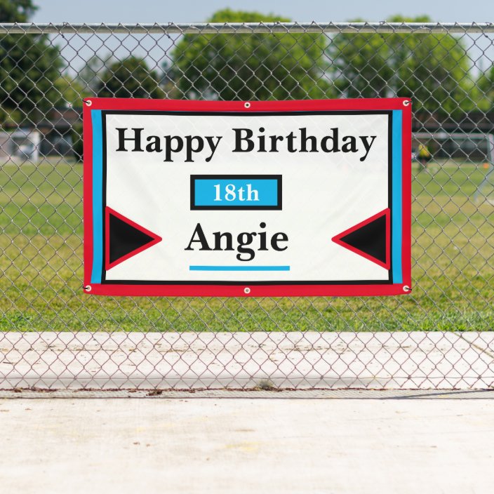 Custom 18 Birthday Banner | Zazzle.com