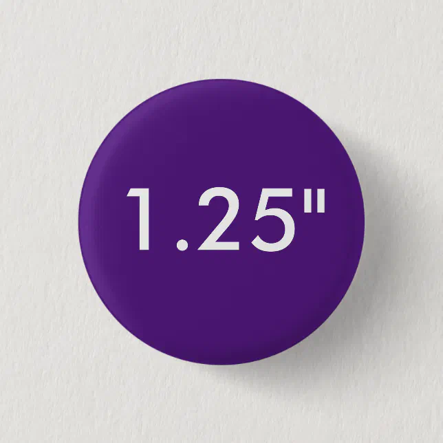 Custom 1.25" Small Round Badge Blank Template Pinback Button | Zazzle