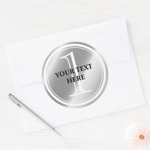 Custom 1st prize silver medal stickers and seals | Zazzle