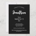 Custom 21st Birthday Black Modern Photo Collage Invitation | Zazzle