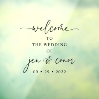 Custom 24" Round Window Cling | Zazzle