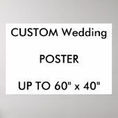 Custom 24" x 16" Poster PREMIUM Landscape | Zazzle