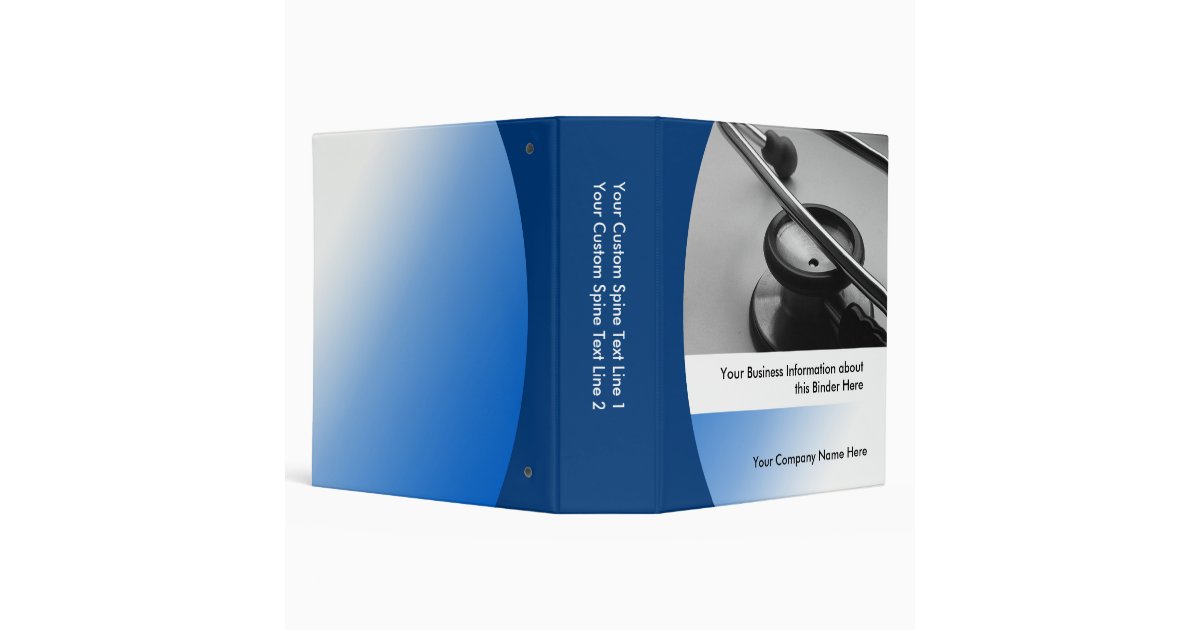 Custom 2" Medical Binder | Zazzle