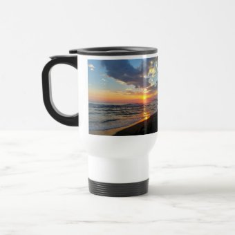 Custom 2 Photo Personalized Travel Mug | Zazzle