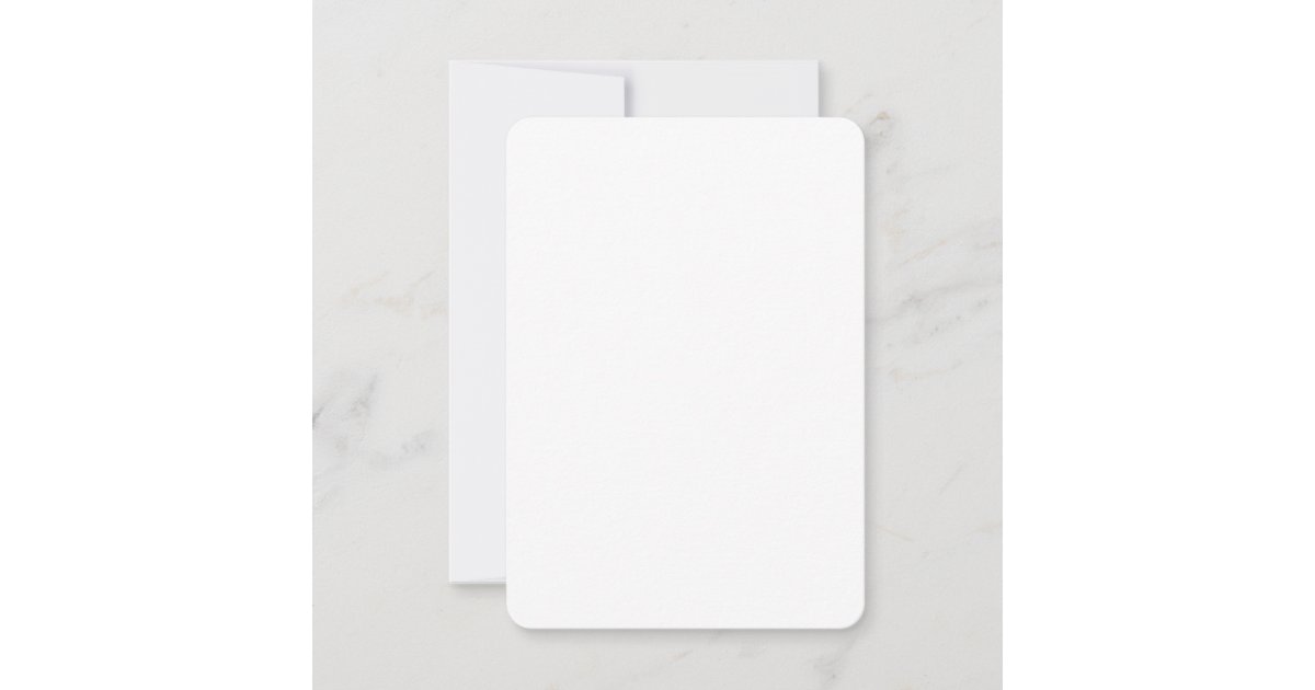 Custom 3.5x5 Matte Invitations | Rounded Corners | Zazzle