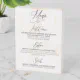 Custom 3-Course Menu Template White Wood Box Sign | Zazzle