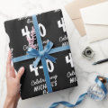 Custom 40th Birthday Celebrating 40 Wrapping Paper | Zazzle