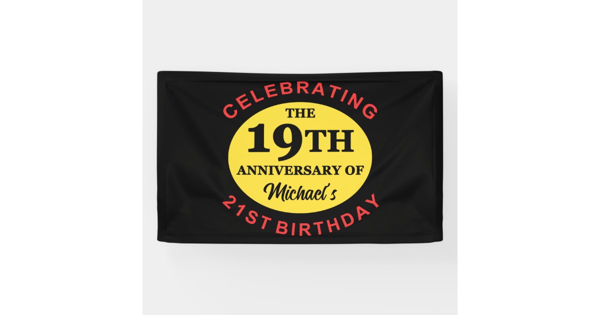 Custom 40th Birthday Humor Banner | Zazzle