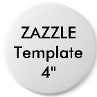Custom 4" Huge Round Button Pin | Zazzle