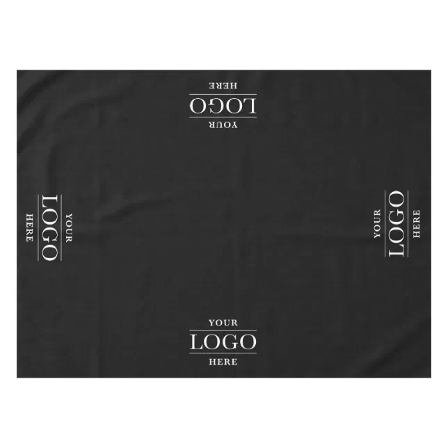 Custom 4 Logo Company Business Restaurant Promo Tablecloth | Zazzle