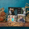Custom 4 Photo Collage Best Uncle Ever Plaque | Zazzle