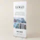 Custom 4 Photo Collage Business Logo Social Media Retractable Banner ...