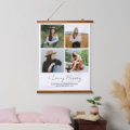 Custom 4 Photo Collage Funeral In Loving Memory Hanging Tapestry | Zazzle