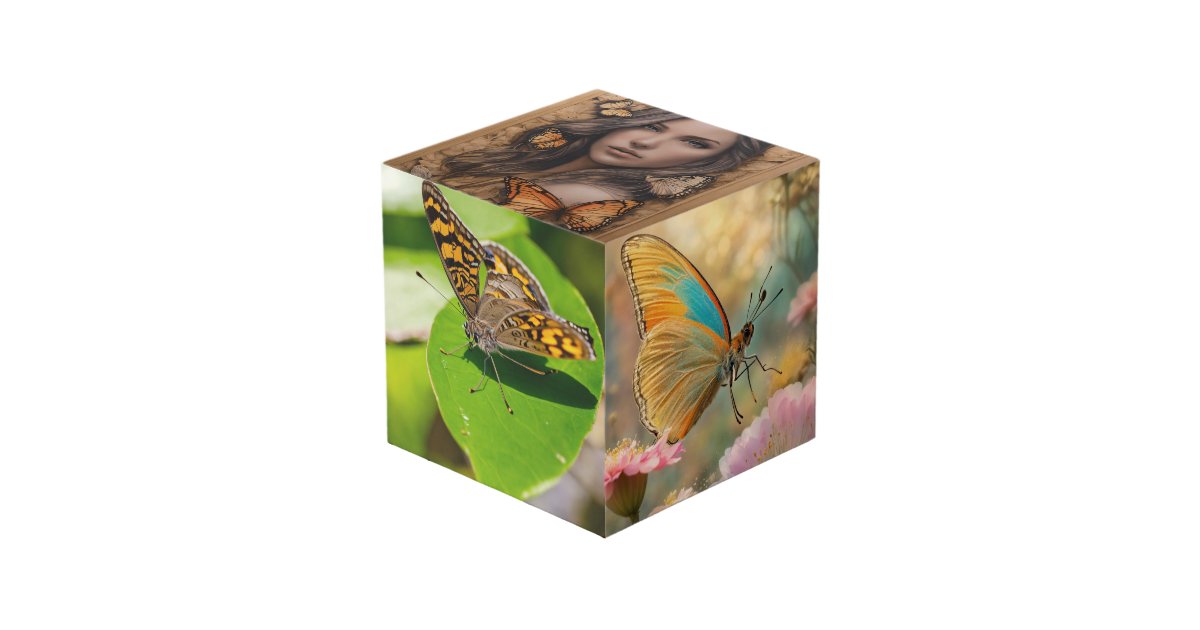 Custom 4" Photo Cube | Zazzle