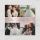 Custom 4 Photo Minimalist Photographer Square Squ Square Business Card ...