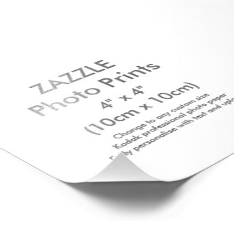 Custom 4" x 4" Square Photo Print Template | Zazzle