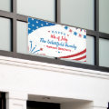 Custom 4th of July Family Summer BBQ Party Banner | Zazzle