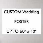 Custom 60" x 40" Poster MATTE Landscape | Zazzle