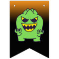 Custom 6 Photo Halloween Party Happy Halloween fun Bunting Flags | Zazzle
