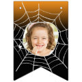 Custom 6 Photo Halloween Party Happy Halloween fun Bunting Flags | Zazzle