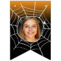 Custom 6 Photo Halloween Party Happy Halloween fun Bunting Flags | Zazzle
