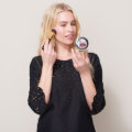 Custom 70's Retro Disco Birthday Boogie Groovy Compact Mirror | Zazzle