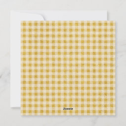 Custom 8 Photo Happy New Year Gold Gingham Plaid Holiday Card | Zazzle