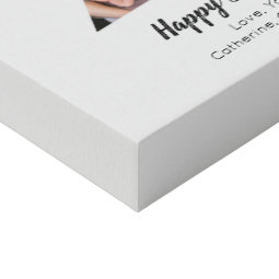 Custom 90th Number Photo Collage Custom Greeting Faux Canvas Print | Zazzle