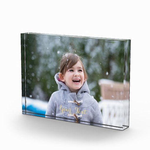Custom Acrylic Photo Frame Block Home Office Decor | Zazzle