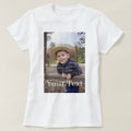 Custom. Add Photo and Text. T-Shirt | Zazzle