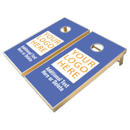 Custom Add Your Logo Cornhole Set | Zazzle