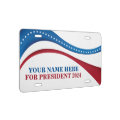 Custom Add Your Own Candidate for President 2024 License Plate | Zazzle