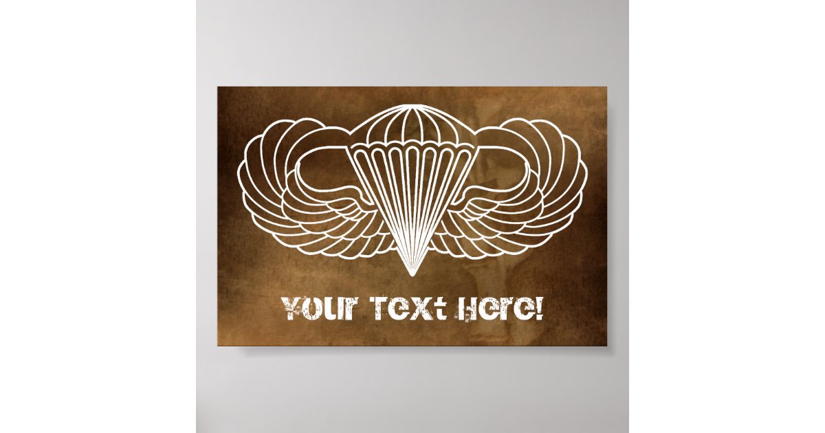 Custom Airborne Poster | Zazzle