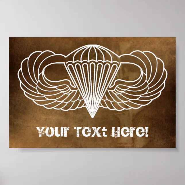 Custom Airborne Poster | Zazzle