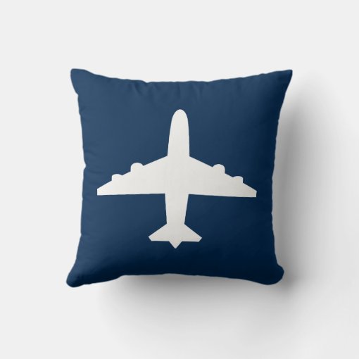 Custom Airplane Throw Pillow | Zazzle