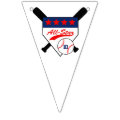 Custom All-Star Baseball Birthday Bunting Flags | Zazzle