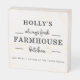 Custom, Always Fresh Farmhouse Kitchen Wooden Box Sign | Zazzle
