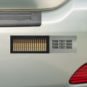 Custom Ammo Bullet Hunting Gun Bumper Sticker | Zazzle