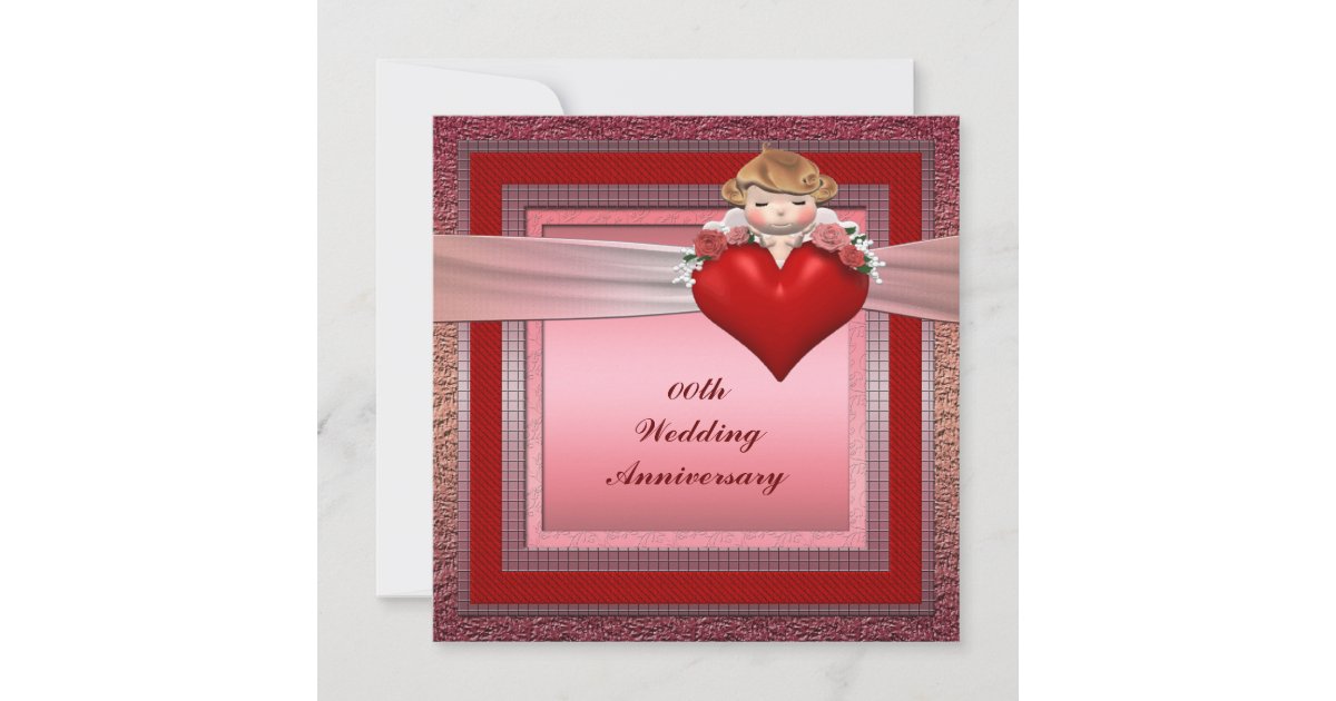 Custom Anniversary Party Invitation | Zazzle