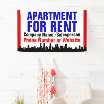 Custom Apartment for Rent Sign | Zazzle