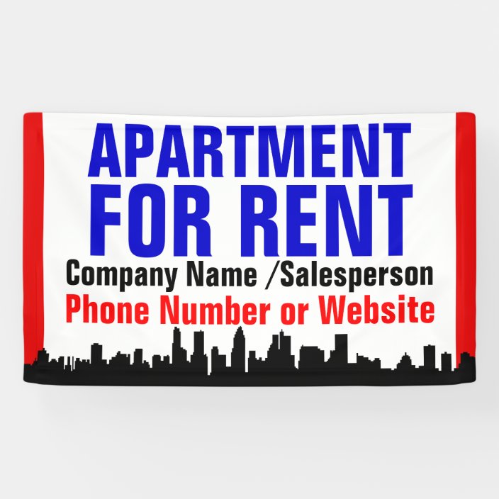 Custom Apartment for Rent Sign | Zazzle.com