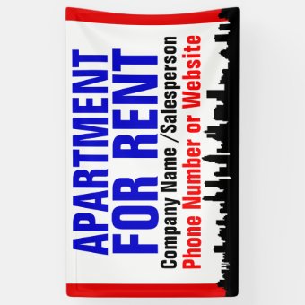 Custom Apartment for Rent Sign | Zazzle