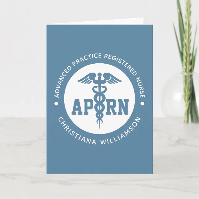 Custom APRN Advanced Practice Registered Nurse Card | Zazzle