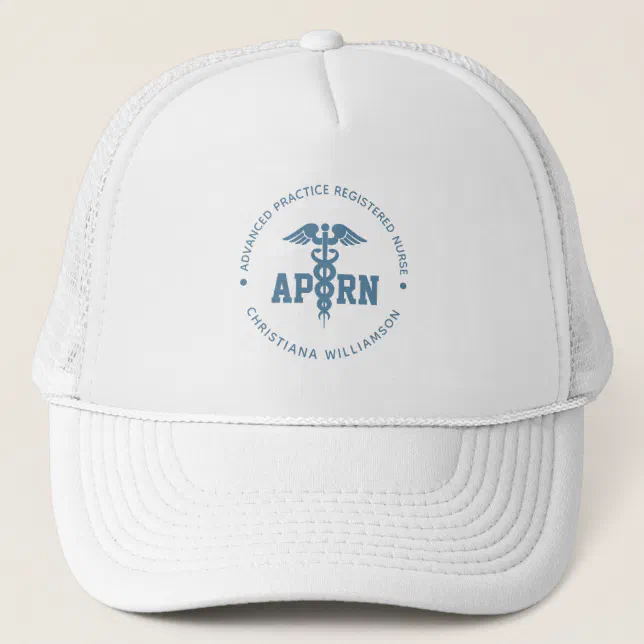 Custom APRN Advanced Practice Registered Nurse Trucker Hat | Zazzle