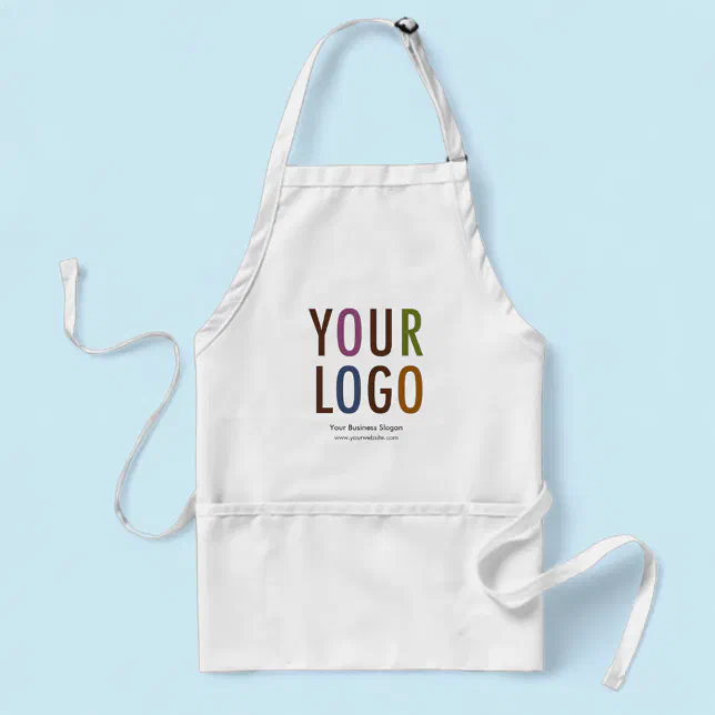 Custom Apron Uniform with Company Logo Promotional | Zazzle