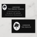 Custom Arborist Tree Services Business Card | Zazzle